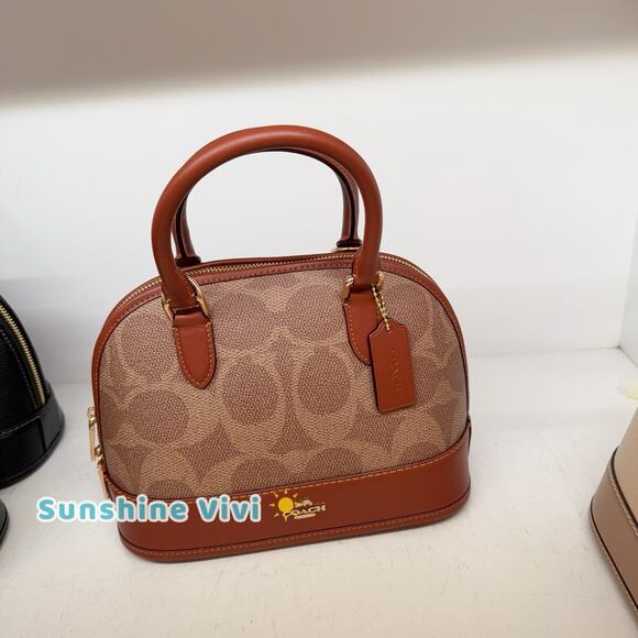 Coach | Bags | Nwt Coach Sabrina Satchel Bag Signature Canvas ...